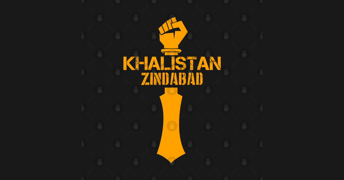 Khalistan Zindabad - Khalistan - Sticker | TeePublic