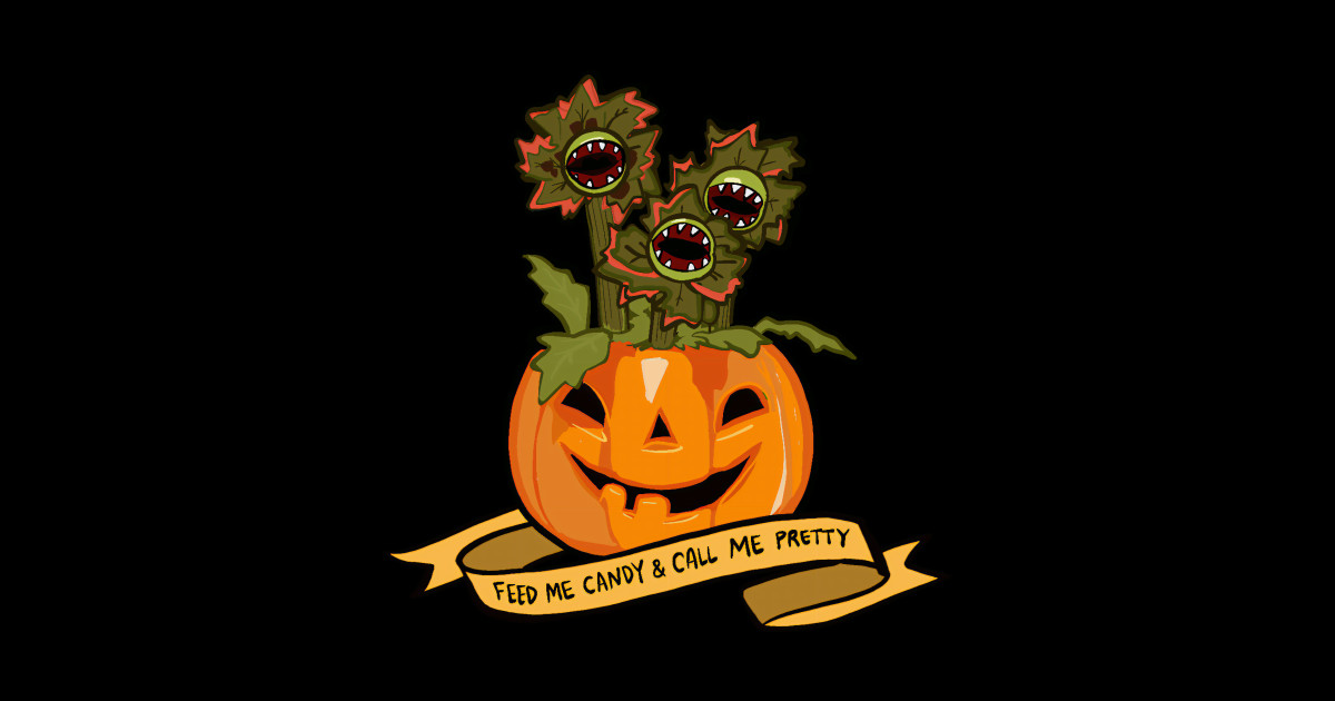 Pumpkin Fly Trap - Halloween - Posters and Art Prints | TeePublic