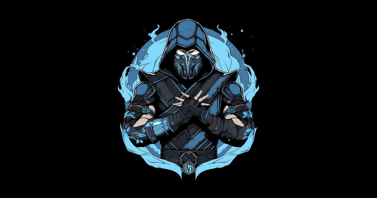 sub zero - Mortal Kombat - Sticker | TeePublic