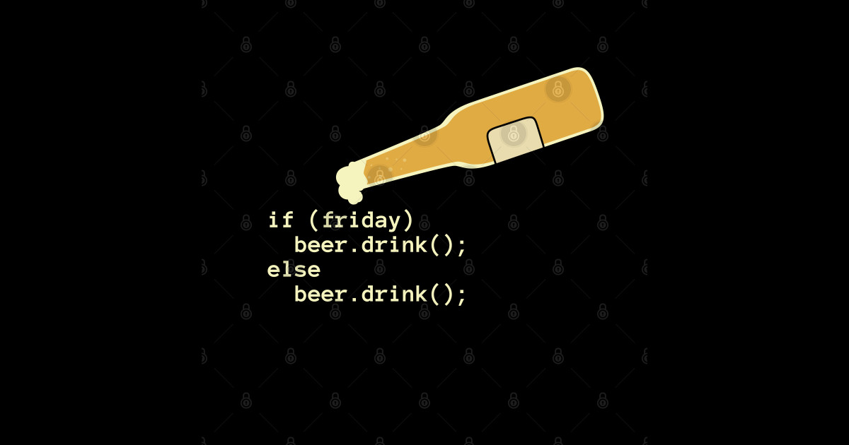 Programmer - Beer time - Programmer - Sticker | TeePublic