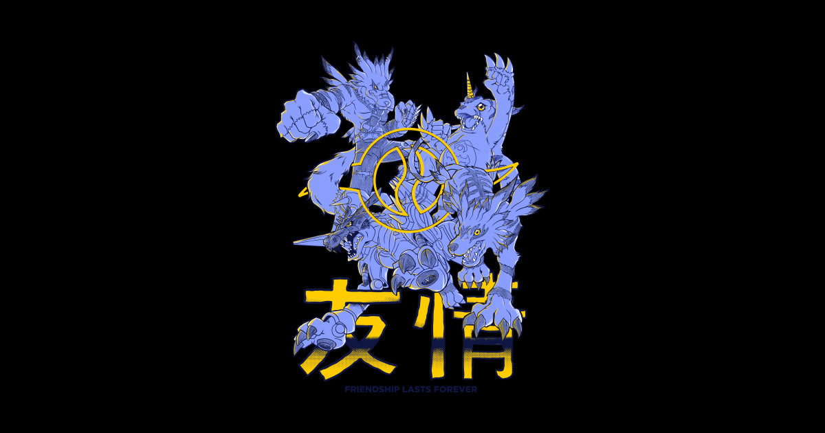 Friendship - Digimon - Posters and Art Prints | TeePublic