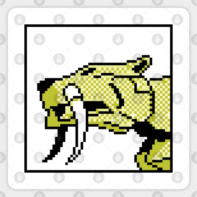 Saber-Tooth Tiger Dinozord - Power Ranger Yellow - Sticker | TeePublic