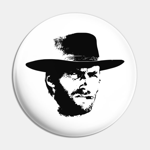 Blondie - Clint Eastwood - Pin | TeePublic