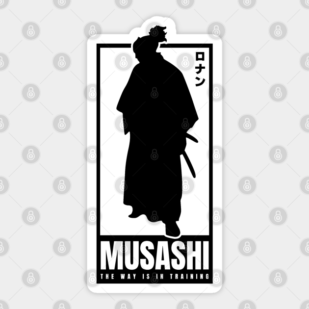 Miyamoto Musashi - Miyamoto Musashi - Sticker | TeePublic