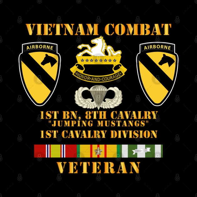 Vietnam Combat Vet w 1st Bn 8th Cav 1st Cav Div - Jump Mustangs - Hat ...
