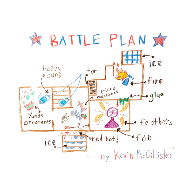 Battle Plan - Home Alone - T-Shirt | TeePublic