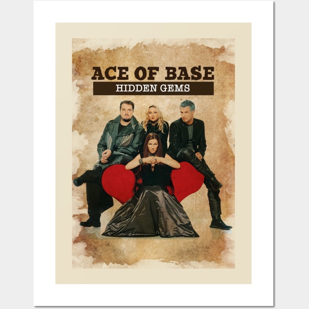 Vintage Old Paper Ace Of Base /// Hidden Gems - Ace Of Base - Posters ...
