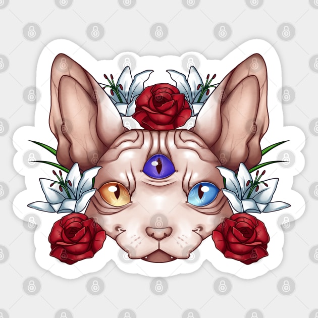 Sphynx Cat - Sphynx Cat - Sticker | TeePublic