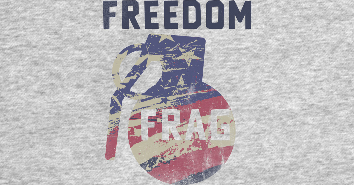 Freedom Frag - Grenade - Baseball T-Shirt | TeePublic