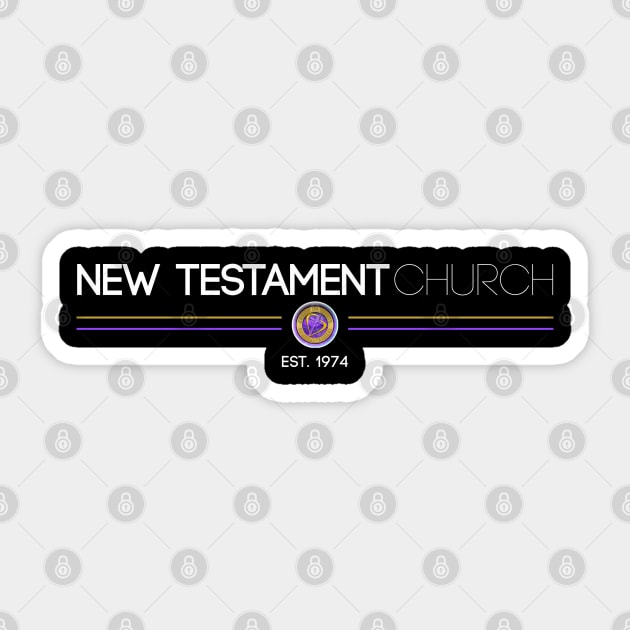 NTC Lines - New Testament Church Ministries - Sticker | TeePublic