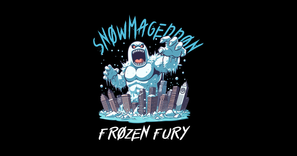 Snowmageddon Frozen Fury - Abominable - Posters and Art Prints | TeePublic