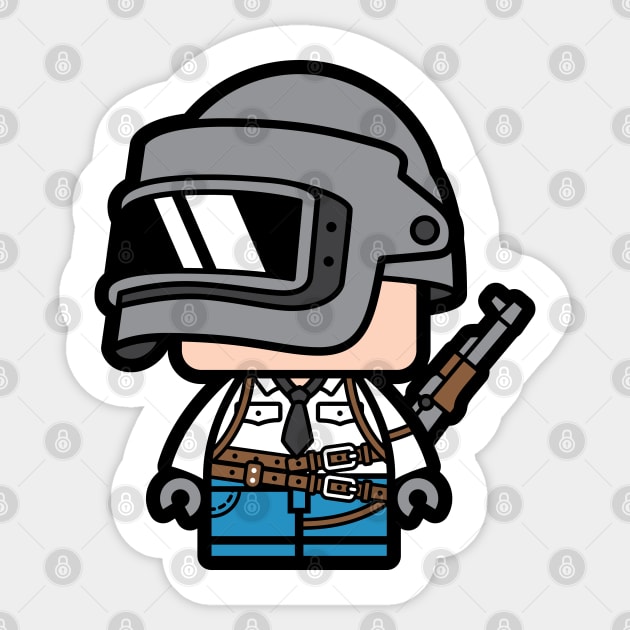 Chibi PUBG Character - Pubg Chibi - Sticker | TeePublic