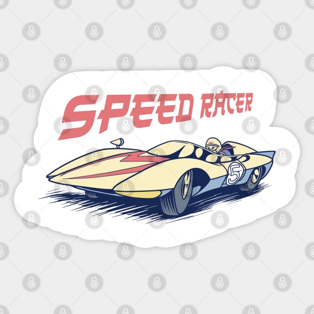 Vintage Speed Racer - Speed Racer - Sticker | TeePublic