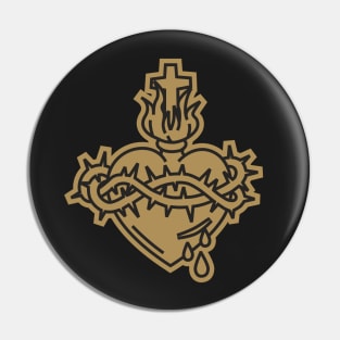 Sacred Heart Of Jesus Christ Pins and Buttons for Sale | TeePublic