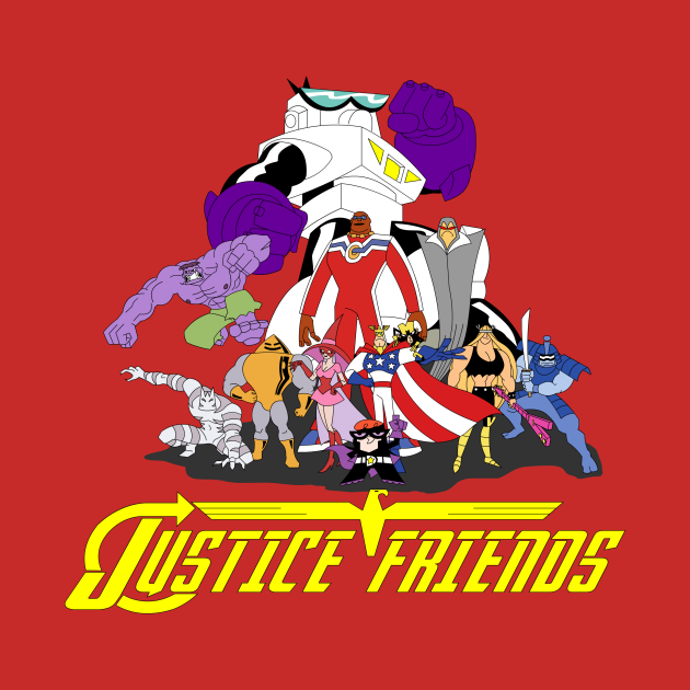 JUSTICE FRIENDS - Toon - T-Shirt | TeePublic