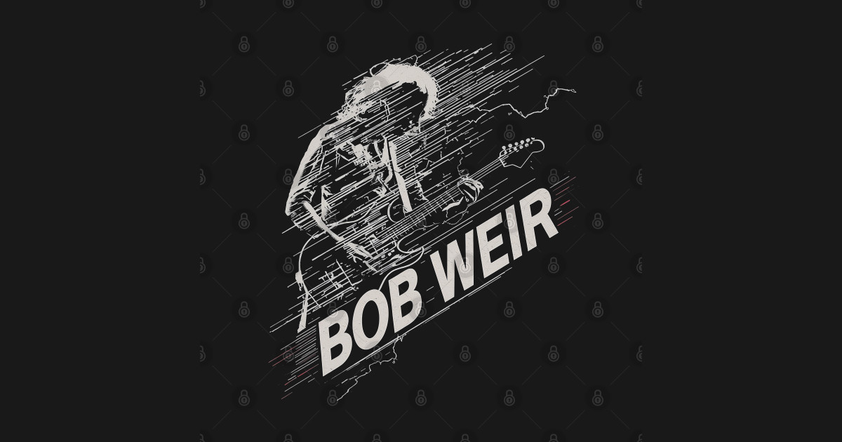 Jam Band Guitar Legend - Bob Weir - T-Shirt | TeePublic