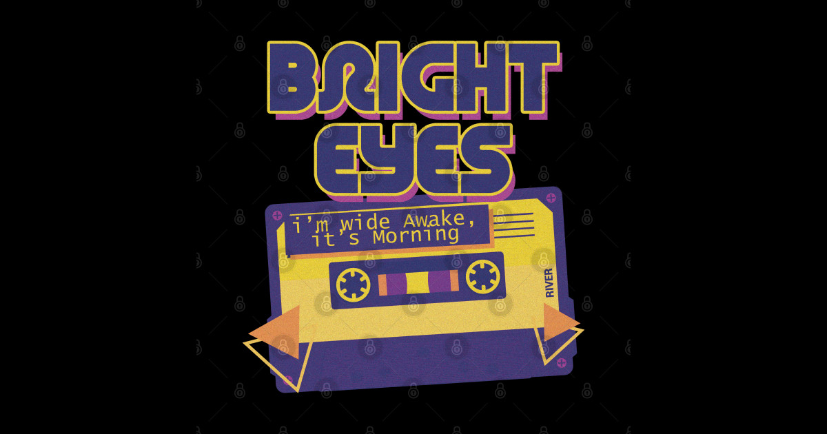 Bright Eyes i'm wide awake it's morning - Bright Eyes - Sticker | TeePublic