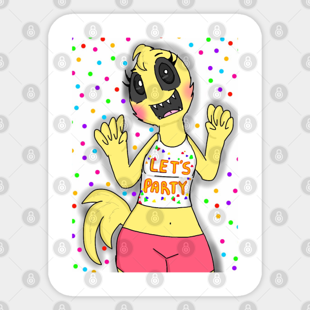 Toy Chica - Fnaf - Sticker | TeePublic