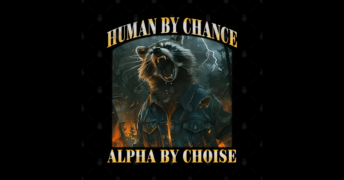 Human by Chance Alpha by Choice – Badass Raccoon - Human By Chance ...