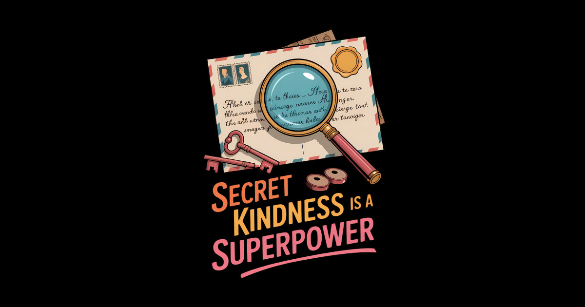 Secret Kindness Is A Superpower - Kindness - Sticker | TeePublic