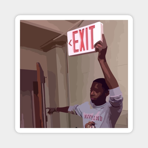 Exit meme - Memes - Magnet | TeePublic