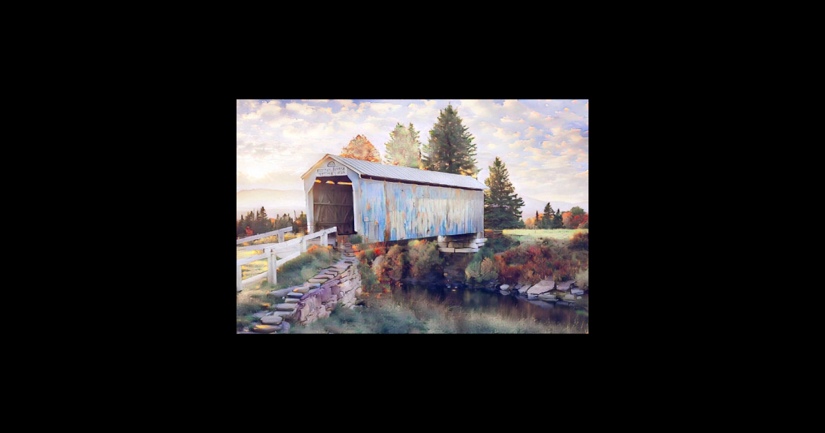 Covered Bridge - Covered Bridge - Sticker | TeePublic