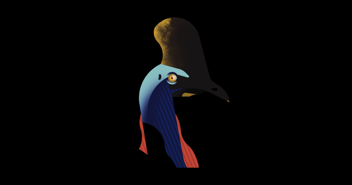Cassowary - Cassowary - Sticker | TeePublic