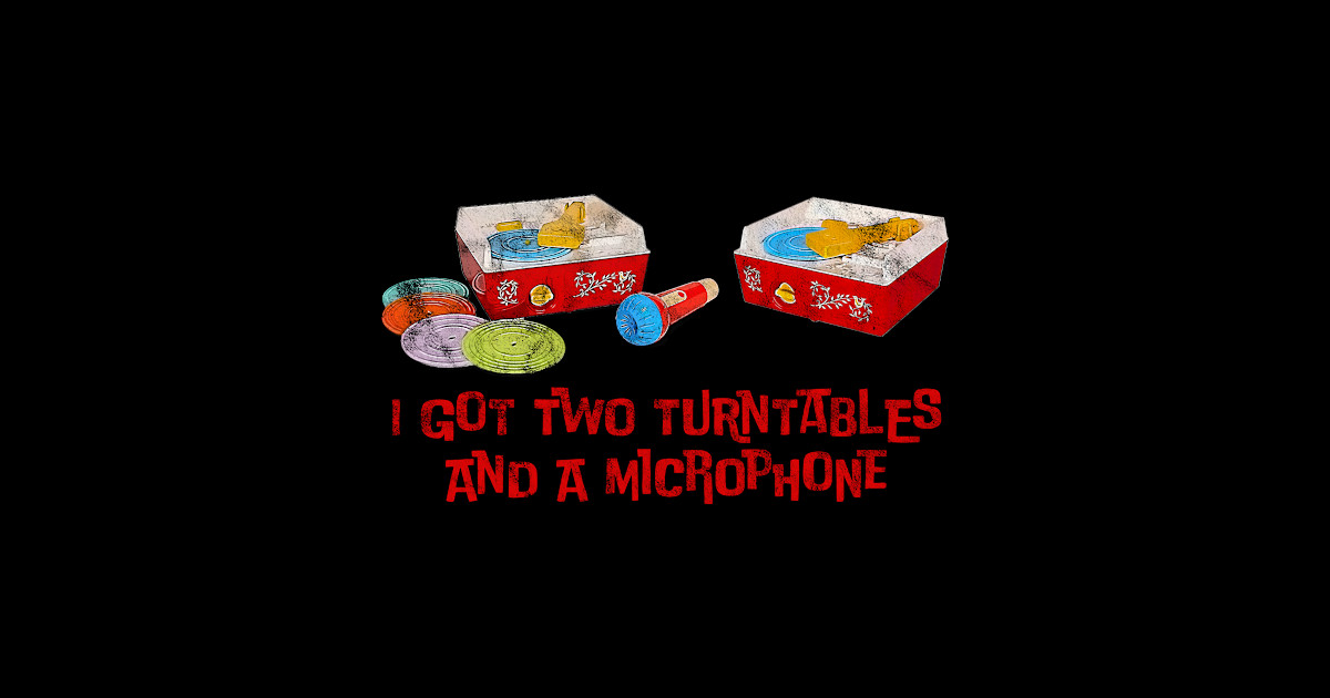 Two Turntables and a Microphone - Beck - Dj - Sticker | TeePublic
