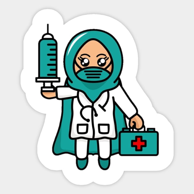 doctor girl - Doctors - Sticker | TeePublic