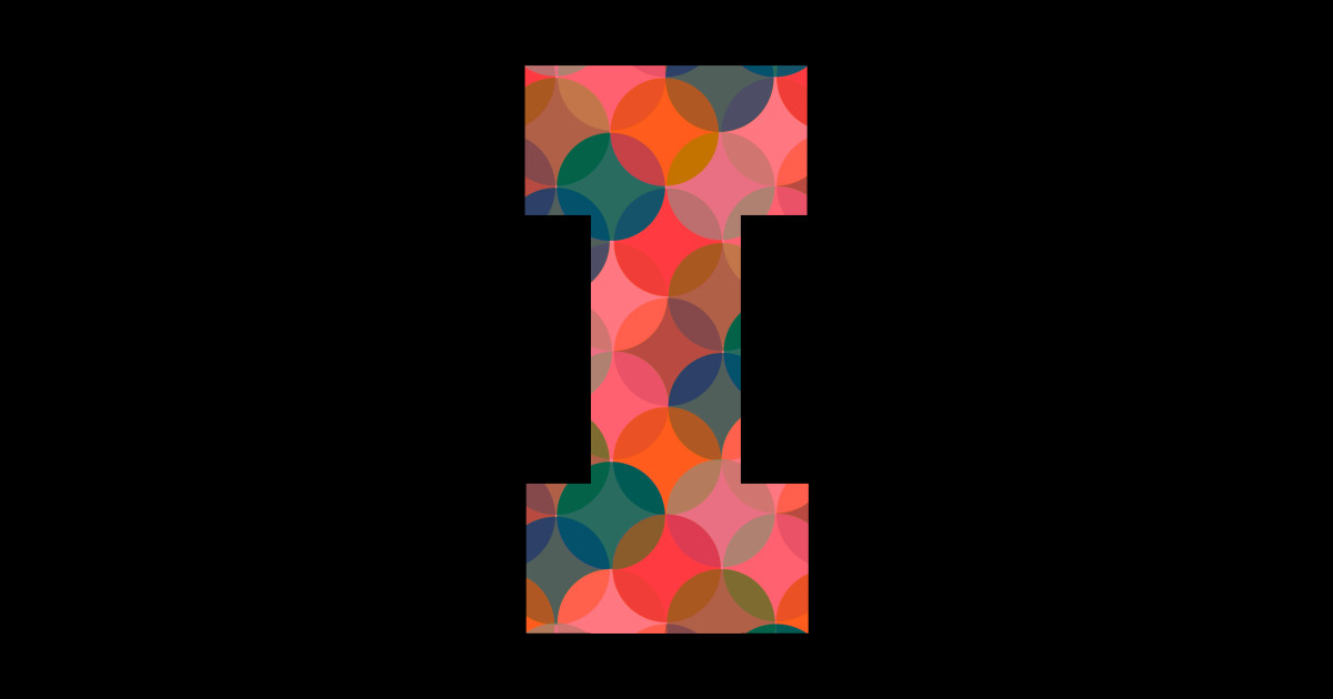 Letter I Initial - Initial I - Pillow | TeePublic