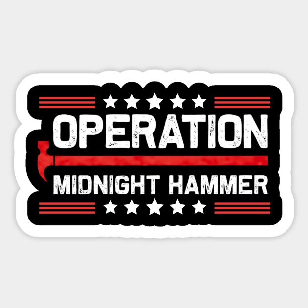 Operation Midnight Hammer America Flag Vintage - Operation Midnight ...