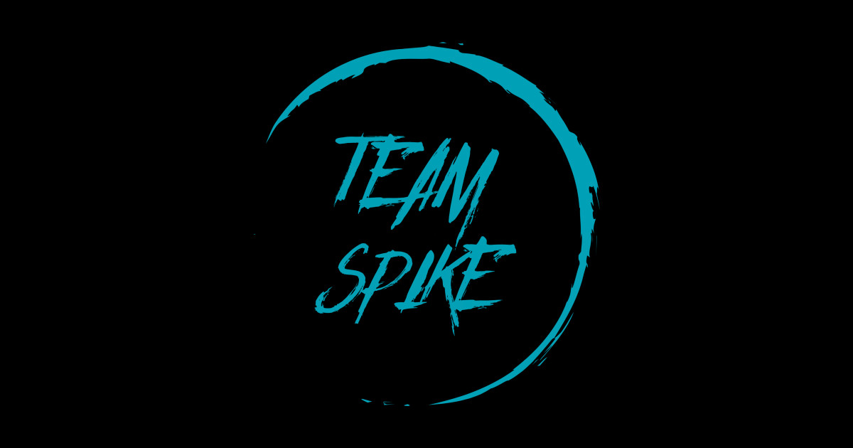 Buffy "Team Spike" slogan teal - Buffy - Sticker | TeePublic