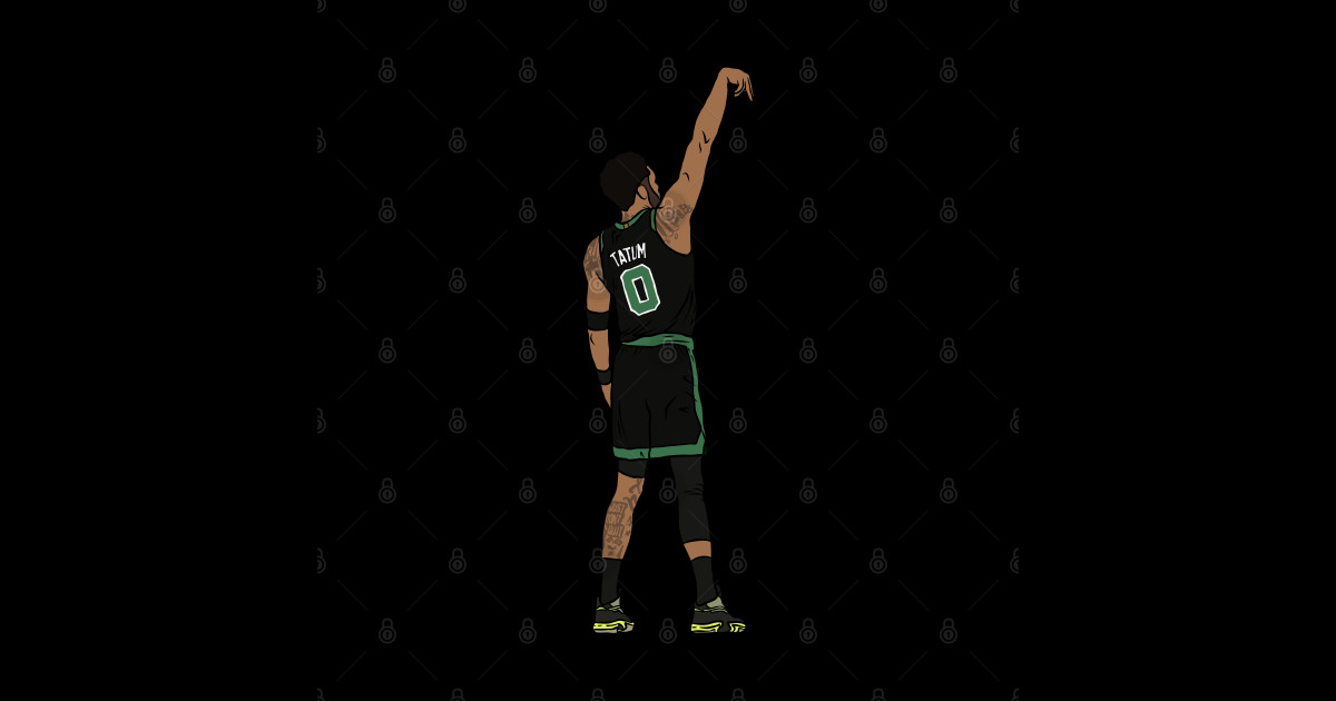 Jayson Tatum Holds The Release - Jayson Tatum - Sticker | TeePublic