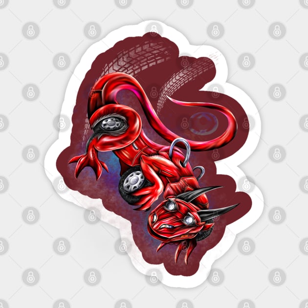 Miata dragon - Dragon - Sticker | TeePublic