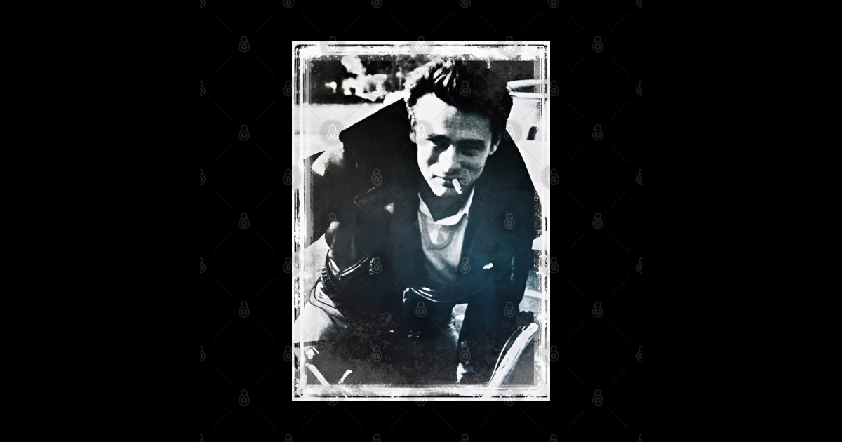 James Dean retro - James Dean - Sticker | TeePublic