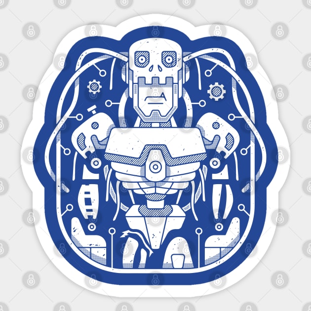 Digital Mechanical Cyborg - Digimon - Sticker | TeePublic