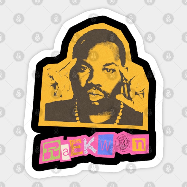 Raekwon Vintage Art - Raekwon - Sticker | TeePublic