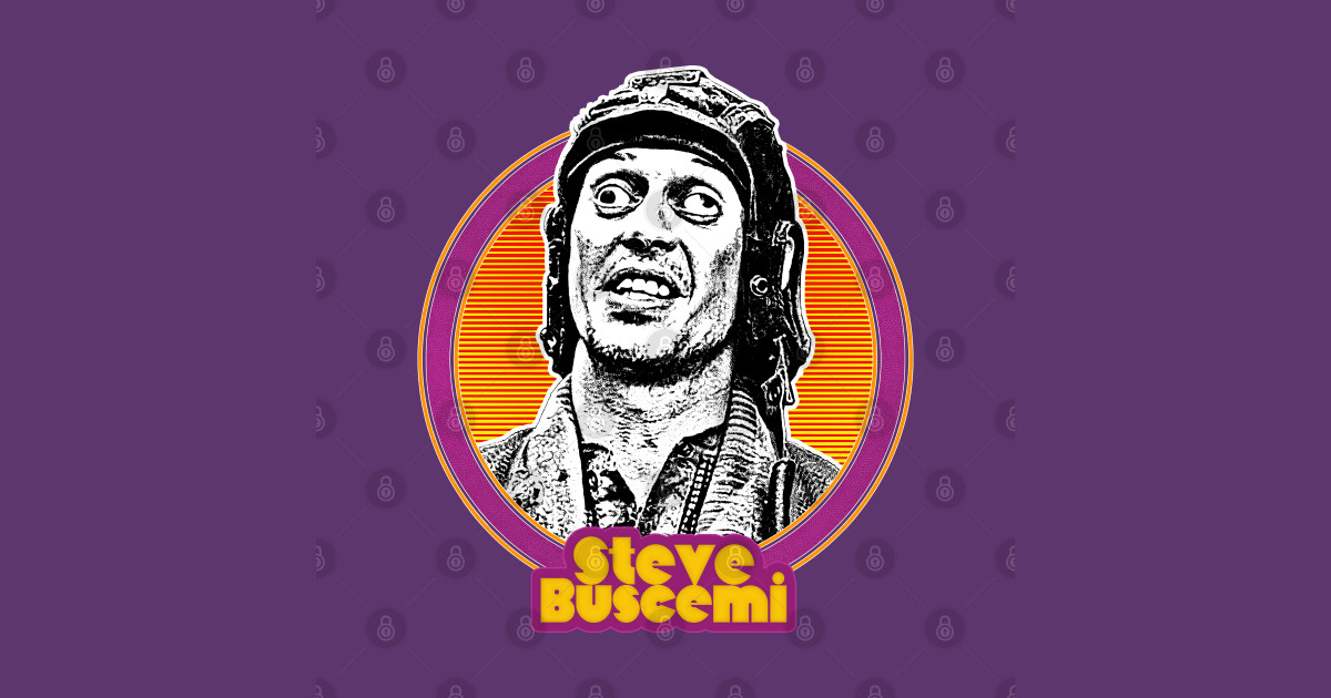 Steve Buscemi // Retro Fan Art Design - Steve Buscemi - T-Shirt | TeePublic