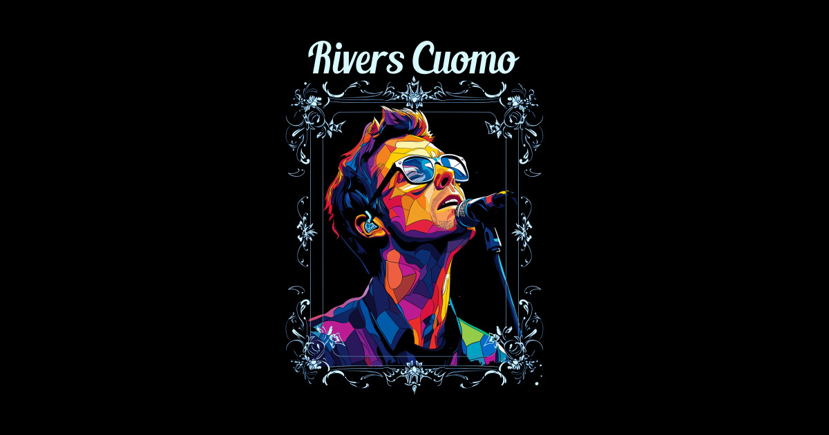 RIVERS CUOMO MUSICIAN FAN ART - Rivers Cuomo Musician Fan Art - Sticker ...