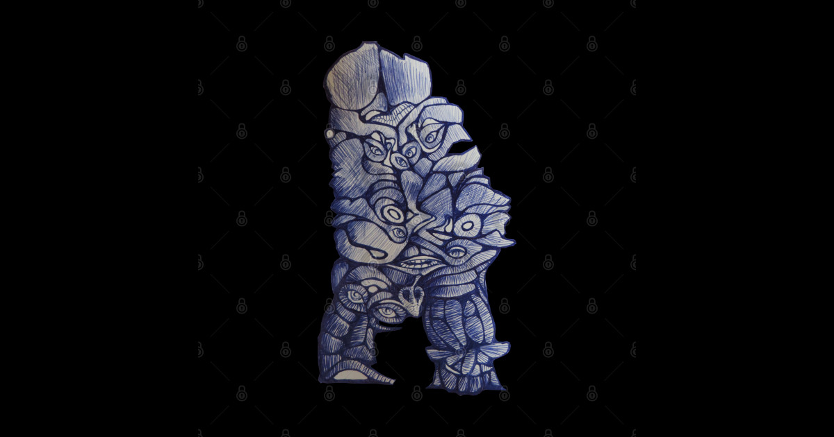 Ballpoint Golem - Golem - Magnet | TeePublic