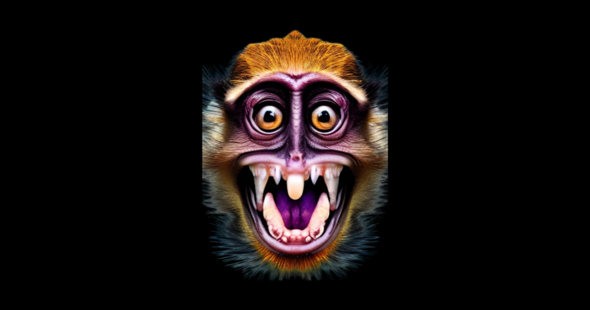 Monkey Shock - Surreal - Sticker | TeePublic