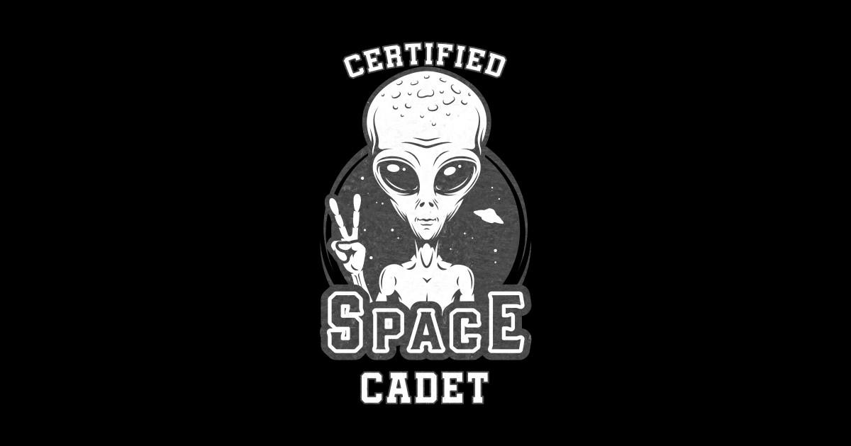 Total Space Cadet Dude - Space - Sticker | TeePublic