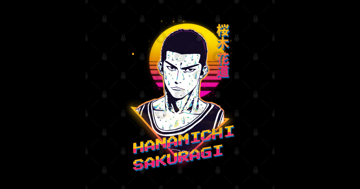 hanamichi sakuragi - Sakuragi Hanamichi - Sticker | TeePublic