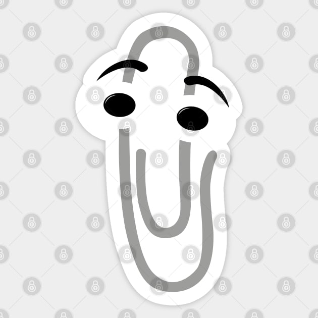 R.I.P. Clippy - 1990 - Sticker | TeePublic