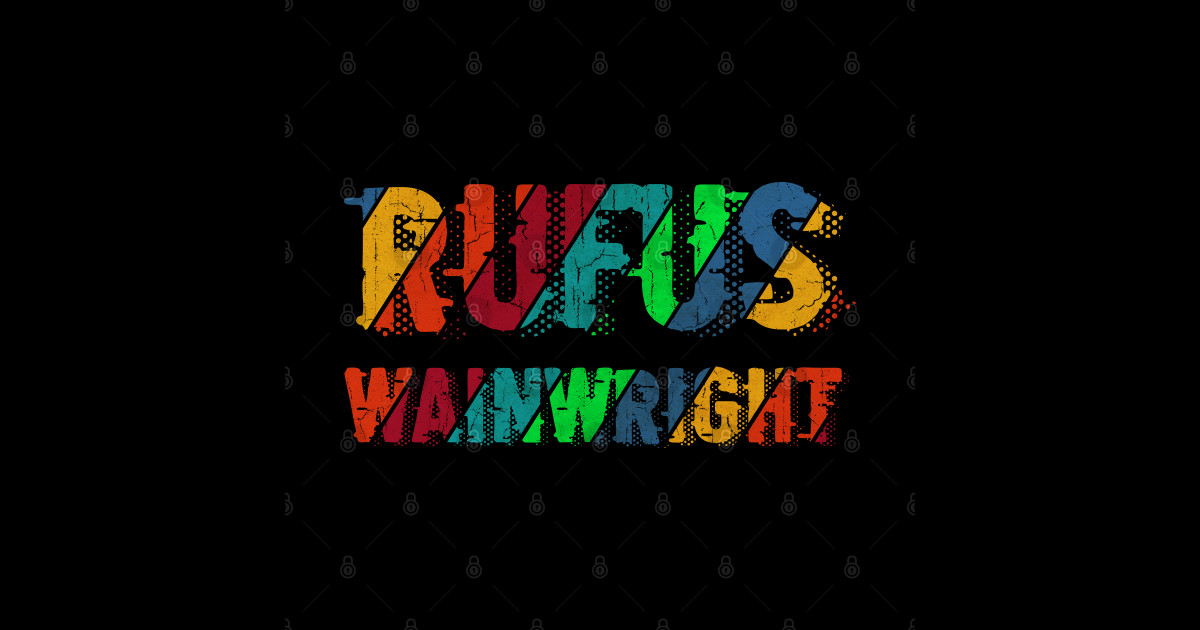 vintage color Rufus Wainwright - Rufus Wainwright - Sticker | TeePublic
