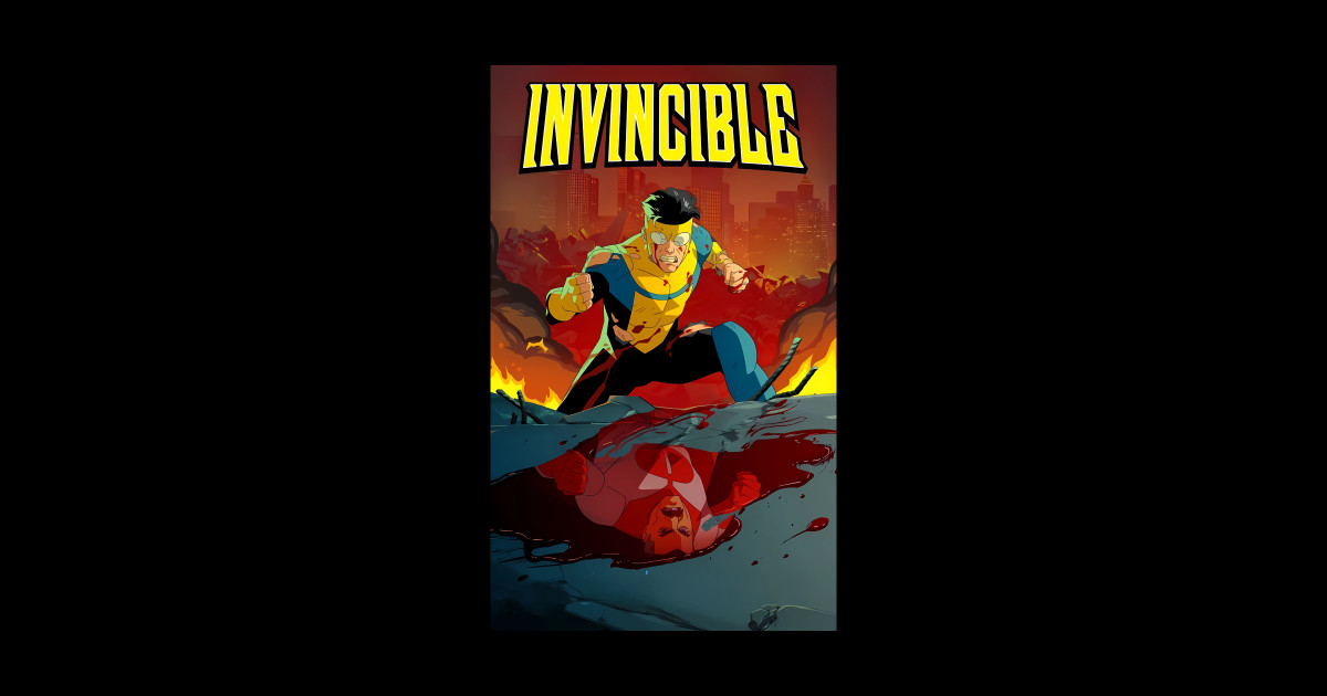 Invincible Poster 1 - Invincible - Sticker | TeePublic
