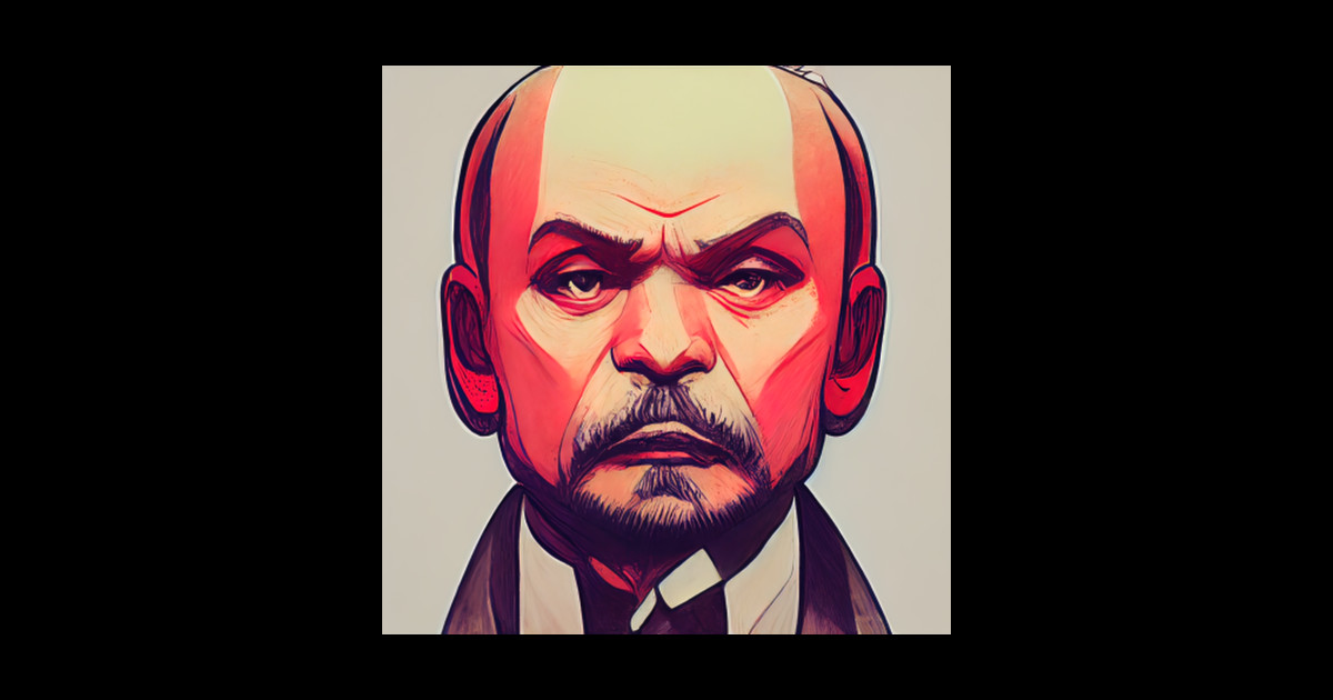 Vladimir Lenin | Comics Style - Comics - Sticker | TeePublic
