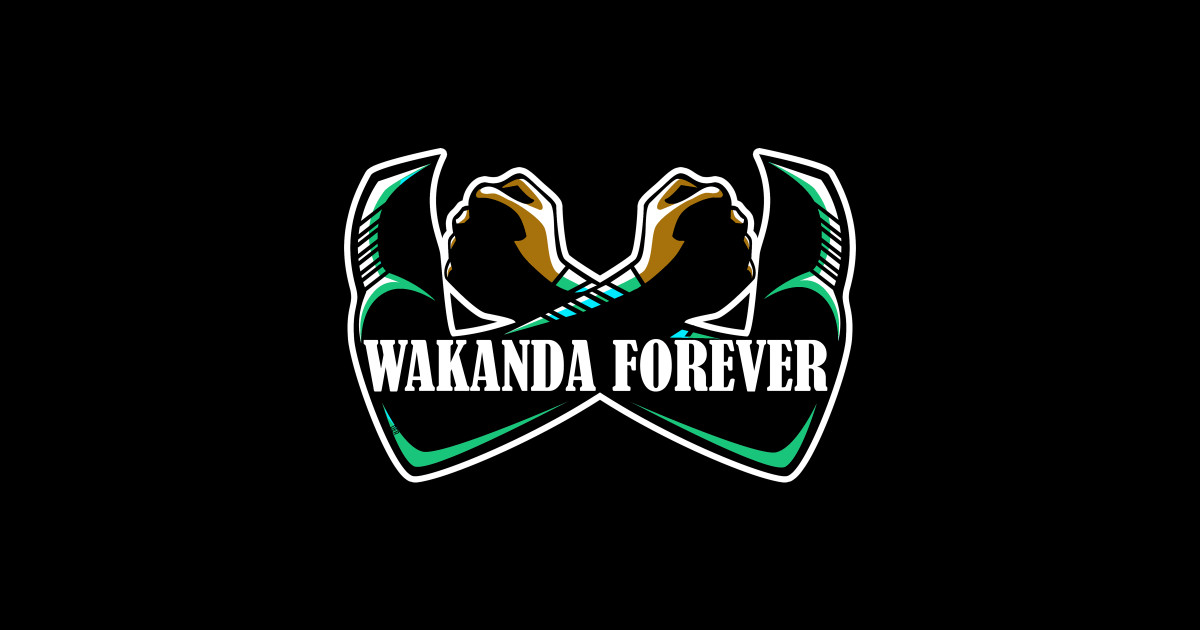 Wakanda Forever - River Warrior - Wakanda Forever - Sticker | TeePublic
