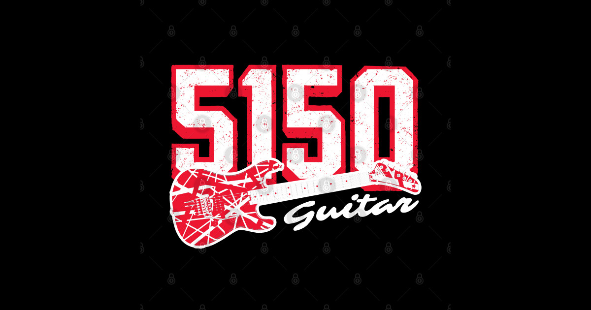 5150-Guitar - 5150 Guitar - Sticker | TeePublic