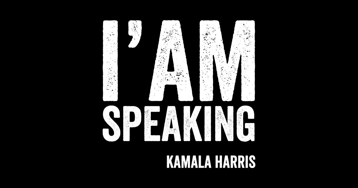 Im-Speaking-Text-Style-White-Font - Im Speaking - Sticker | TeePublic